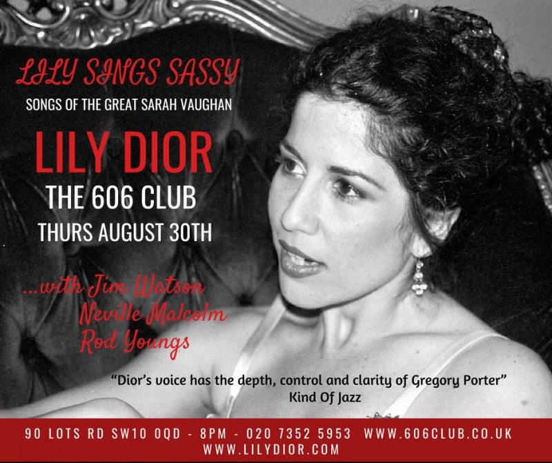 LILY DIOR's "TRIBUTE TO SARAH VAUGHAN"